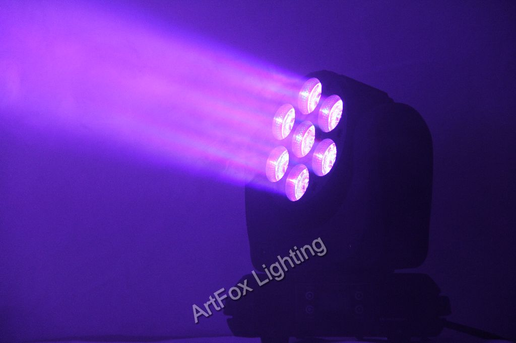 Power-beam 7Q-7x15W Quad Color RGBW Osram LEDs - ArtFox Lighting