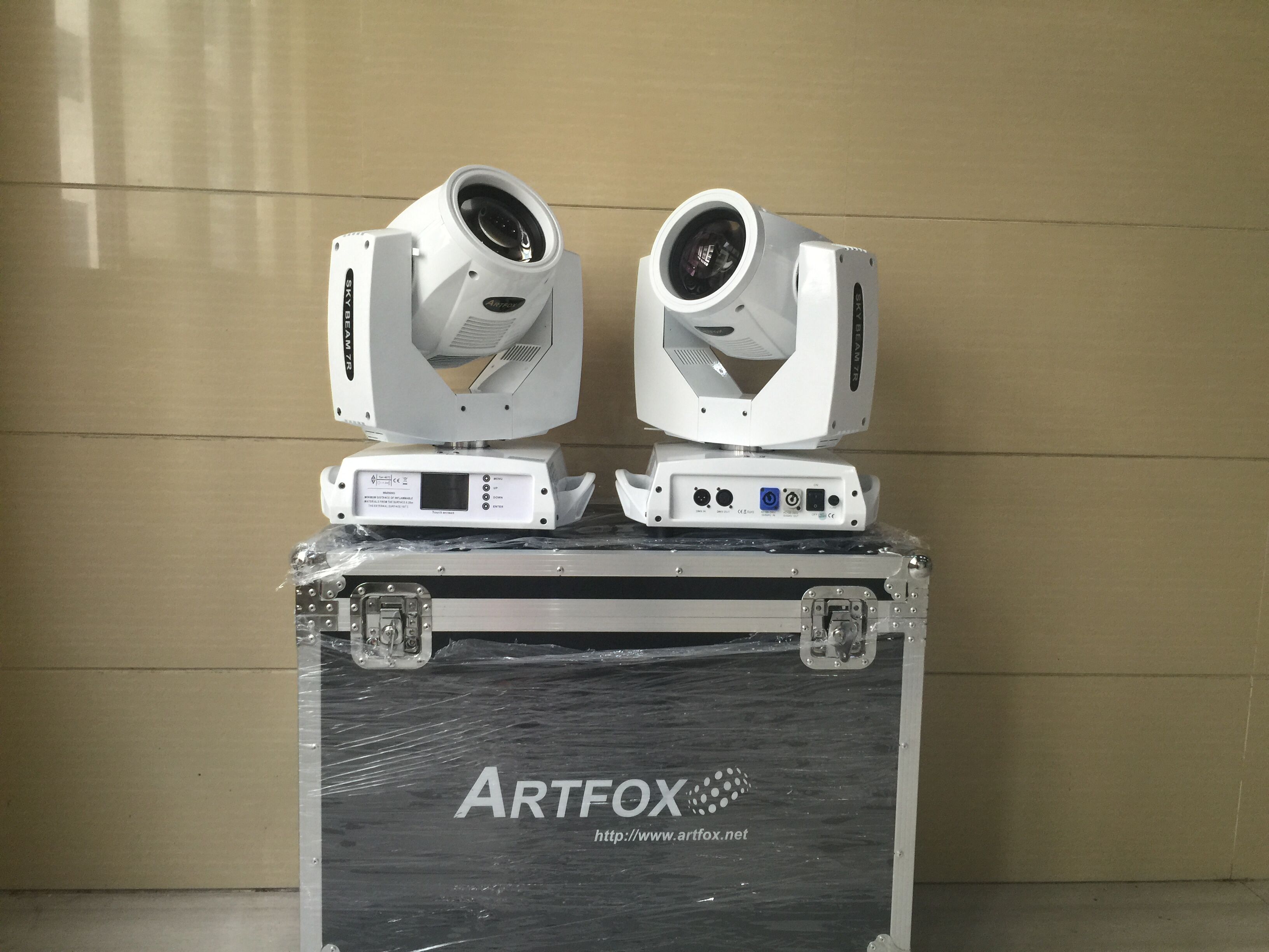 Sky Beam 7R-Two Prisms, 3D effect, Touch screen - ArtFox Lighting