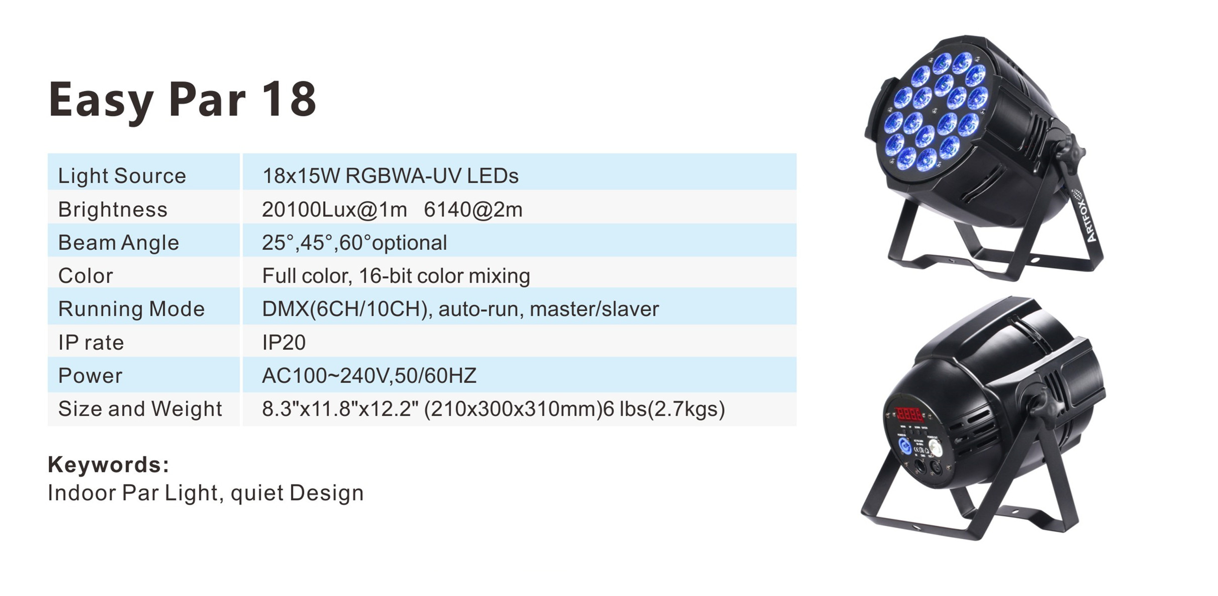 Easy Par 18 - ArtFox Lighting