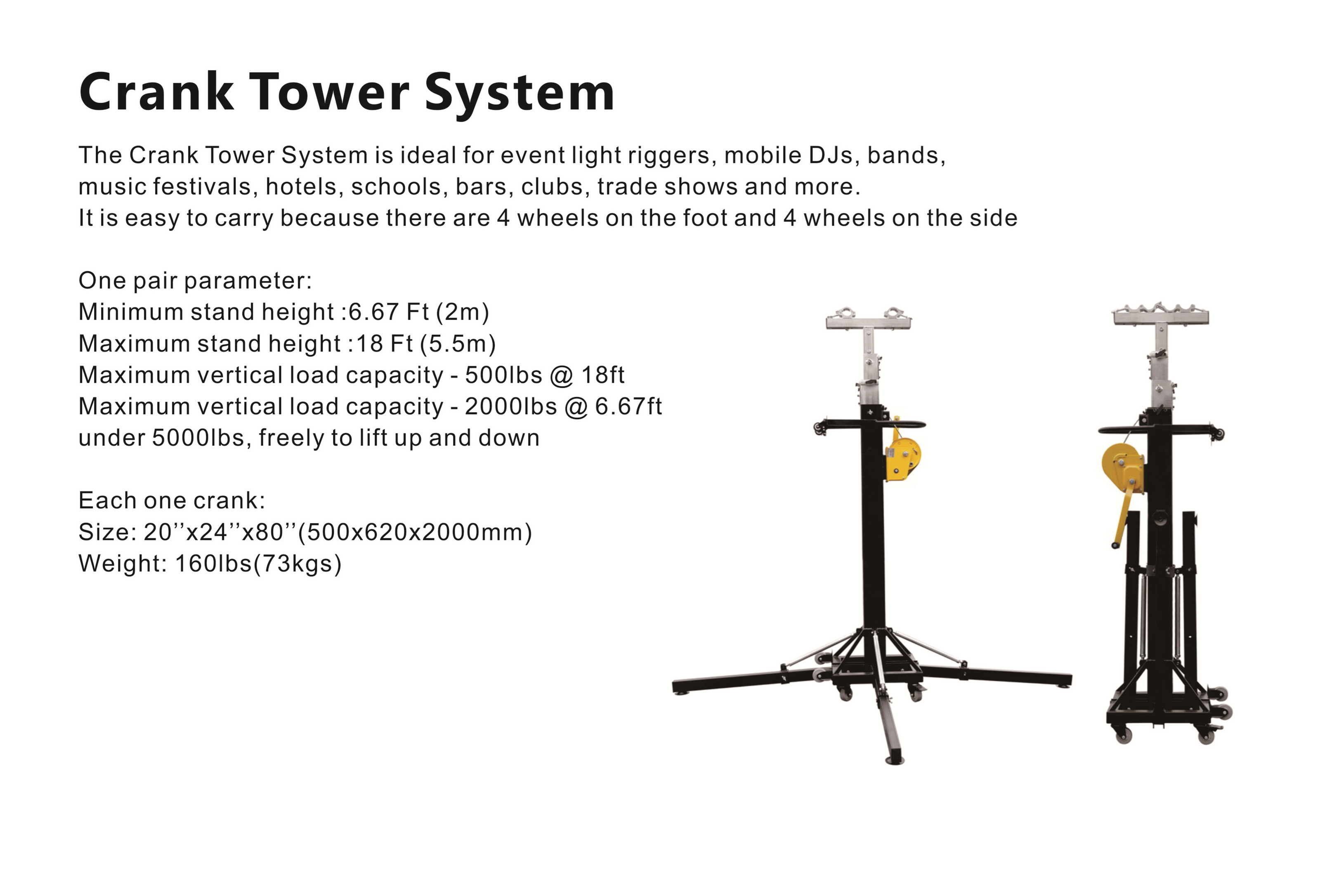 Crank Tower - ArtFox Lighting