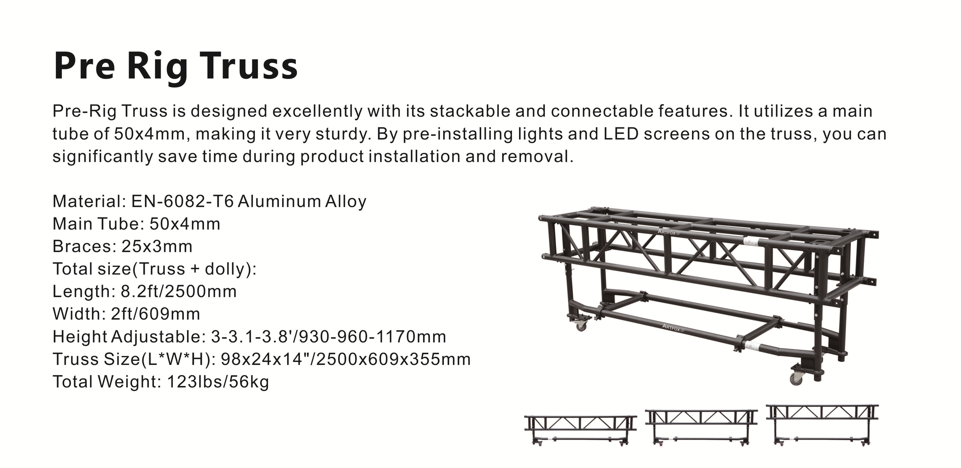 Pre Rig Truss - ArtFox Lighting