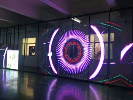 Transparent LED screen, Blinds LED Screen - ArtFox Lighting